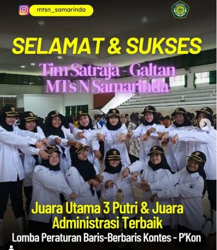 Tim Straja Galtan Raih Juara 3 Lomba Peraturan Baris Berbaris Dan Juara
